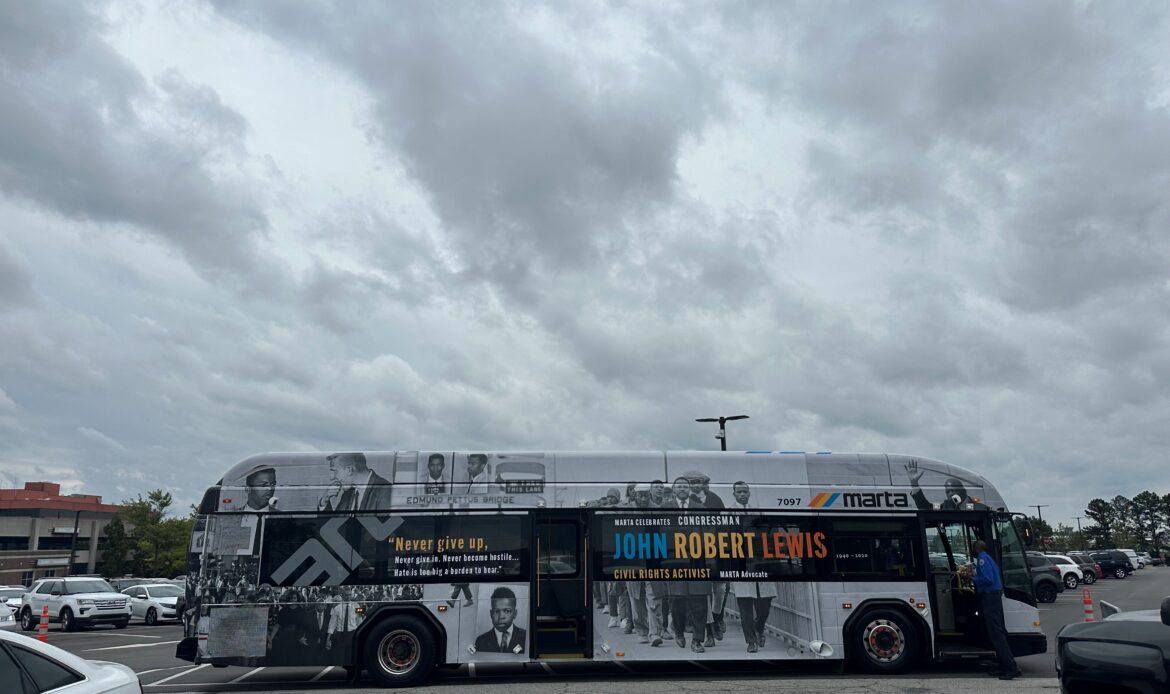 See The New MARTA Bus Honoring Civil Rights Icon John Lewis