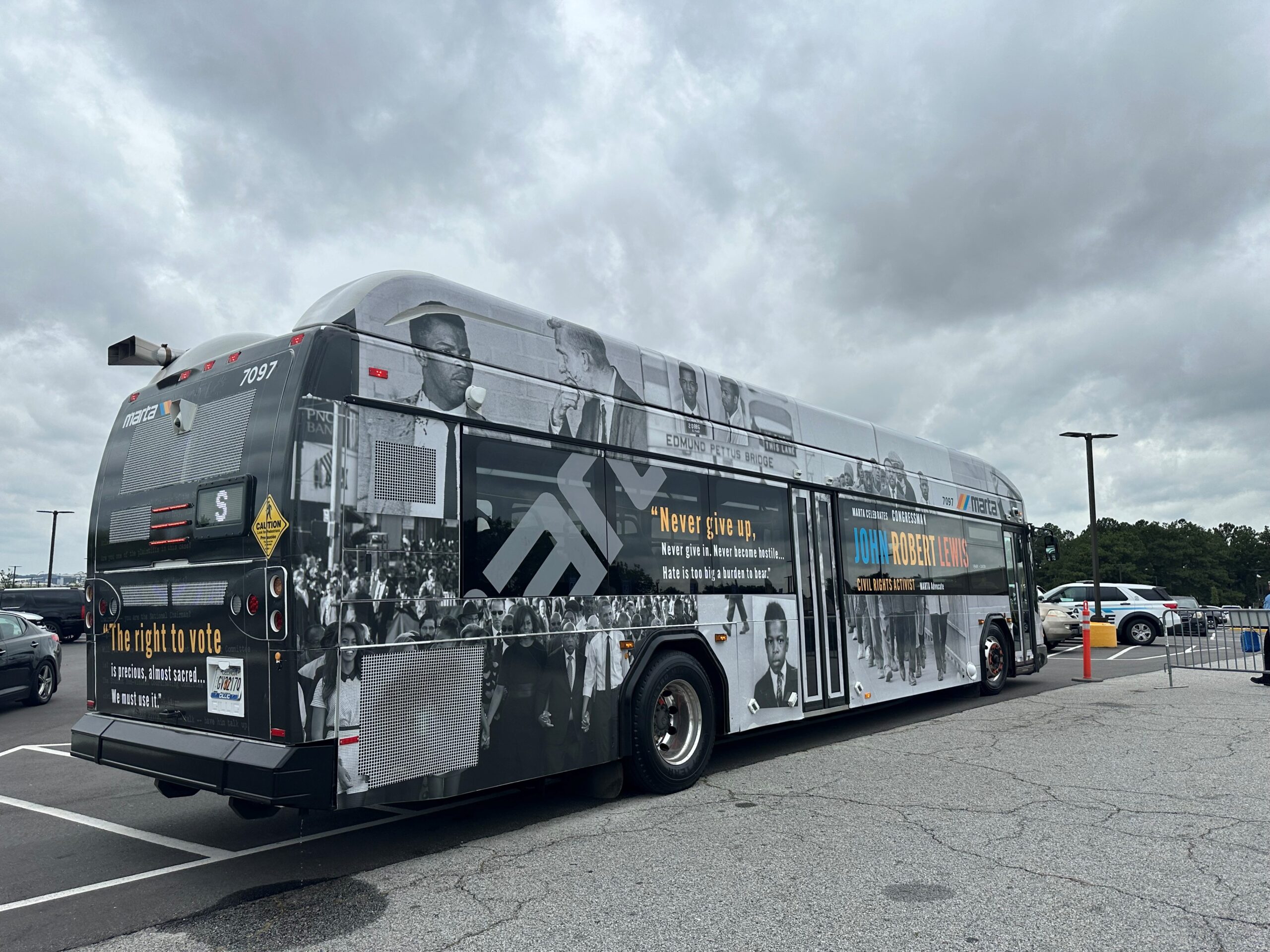 See The New MARTA Bus Honoring Civil Rights Icon John Lewis