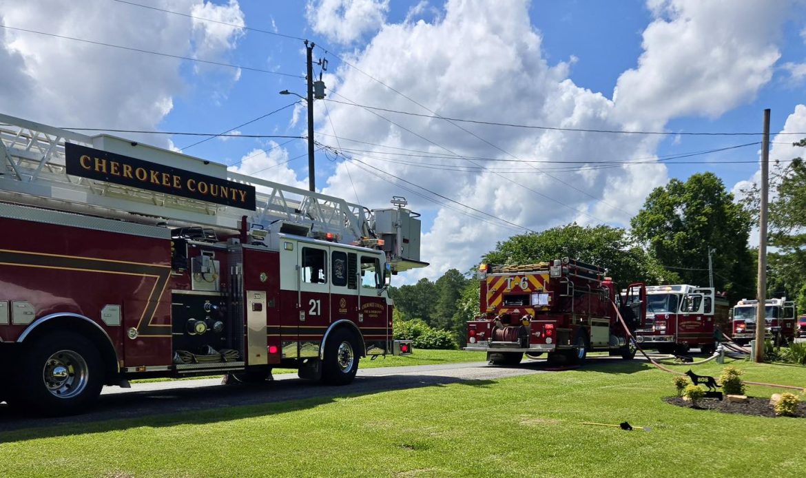 Photos: Home Destroyed in Cherokee County Fire