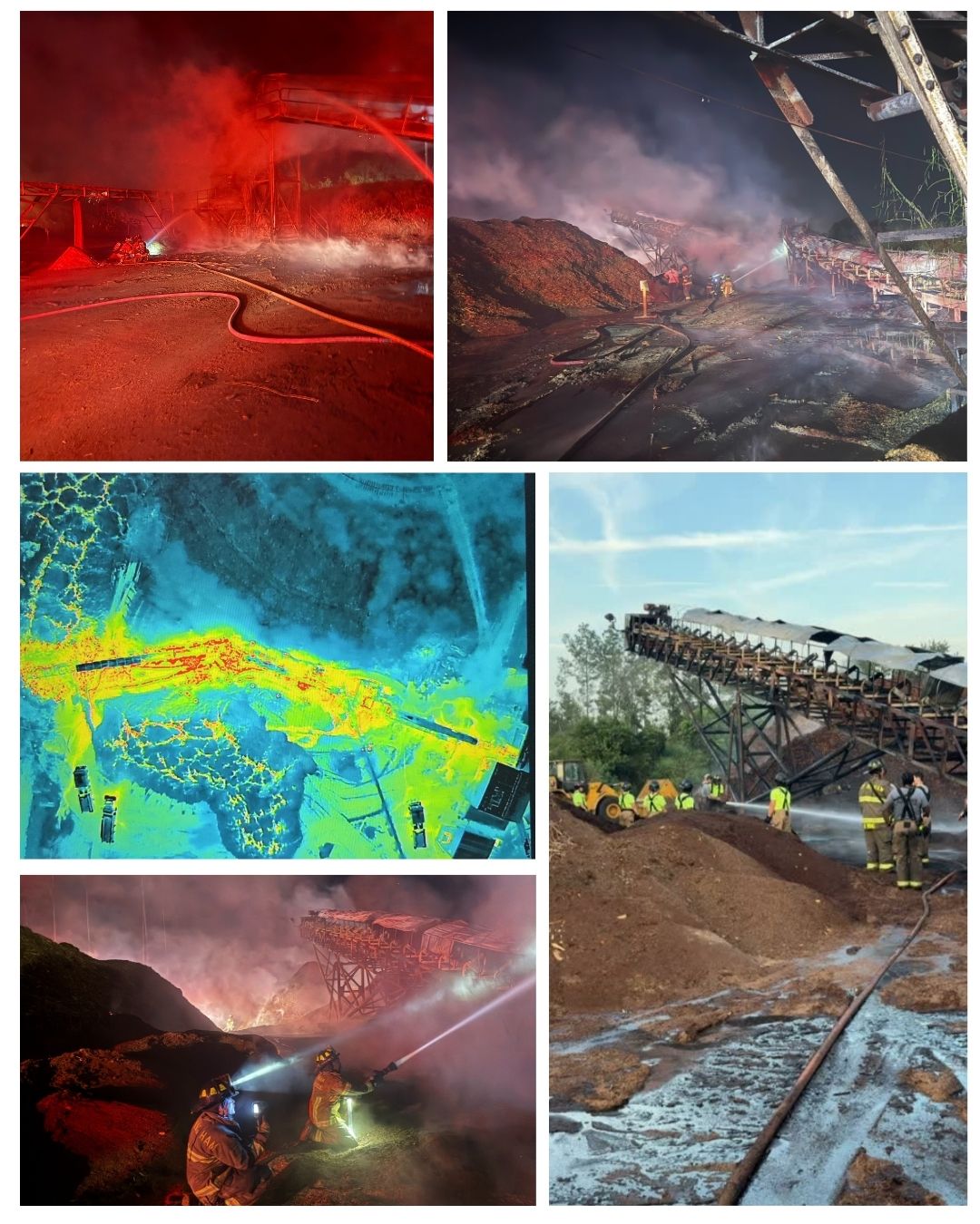 International Paper Chip Mill in Georgia Catches Fire Before Dawn